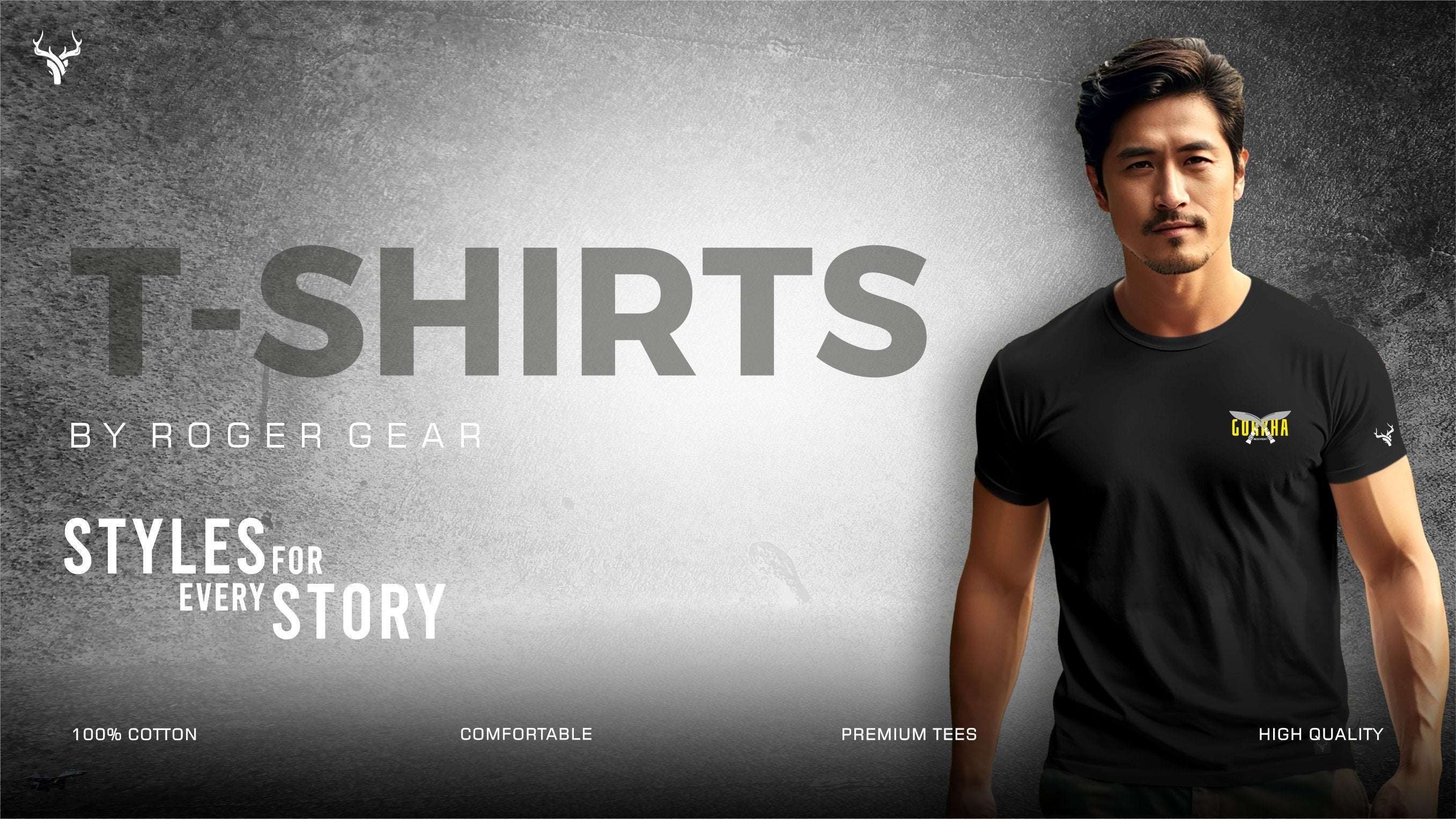 Round Neck T-Shirts – Roger Gear